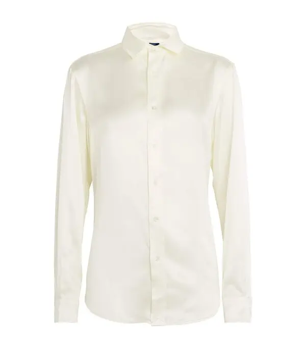 Polo Ralph Lauren Mulberry Silk Shirt - Ivory
