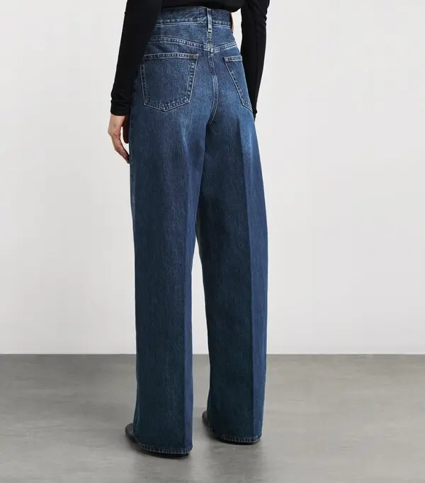 TOTEME Wide-leg Rigid Denim Jeans