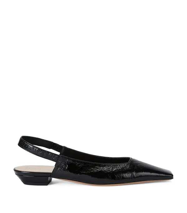 Khaite Calfskin Colin Slingback Flats