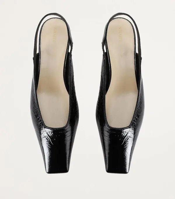 Khaite Calfskin Colin Slingback Flats
