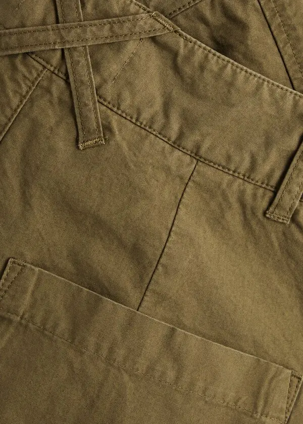 You Must Create Deadbeat Pleated Wide-leg Cotton Trousers