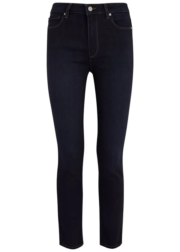 Paige Hoxton Ankle Skinny Jeans - Dark Blue