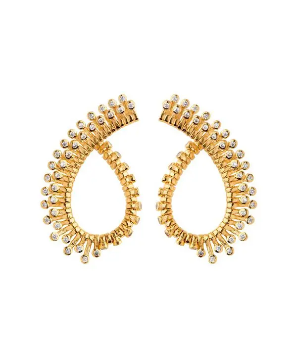 Joanna Laura Constantine Twisted -plated Drop Earrings