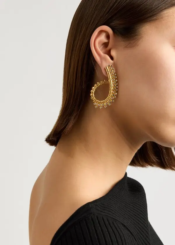 Joanna Laura Constantine Twisted -plated Drop Earrings