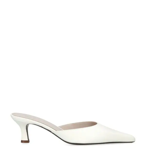 THE ROW Cybil Heeled Mules 55