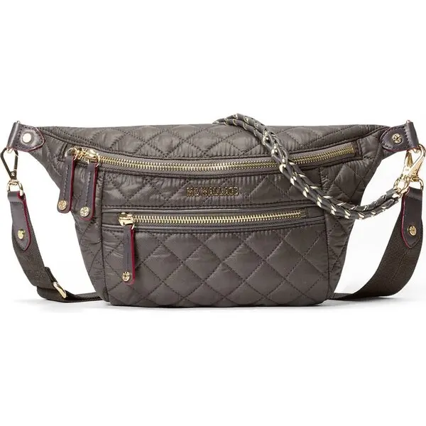 Mz Wallace Small Crosby Quilted Nylon Convertible Bag - Magnet