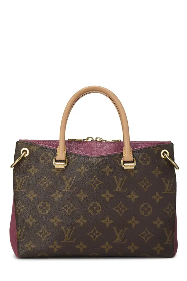 LOUIS VUITTON Monogram Canvas Pallas Bag - Red