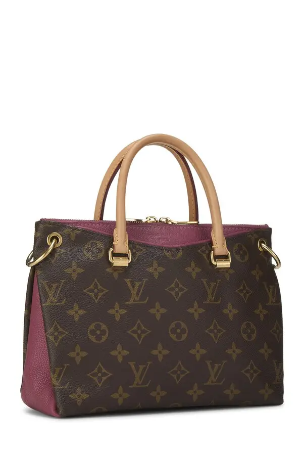 LOUIS VUITTON Monogram Canvas Pallas Bag - Red