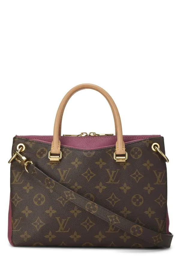 LOUIS VUITTON Monogram Canvas Pallas Bag - Red