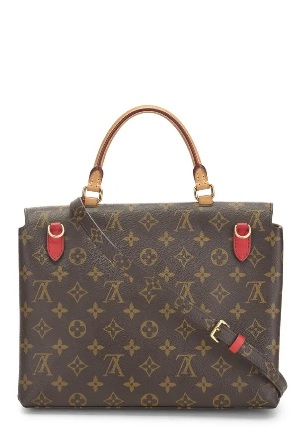 LOUIS VUITTON Monogram Marignan Satchel With Gold-tone Hardware - Brown