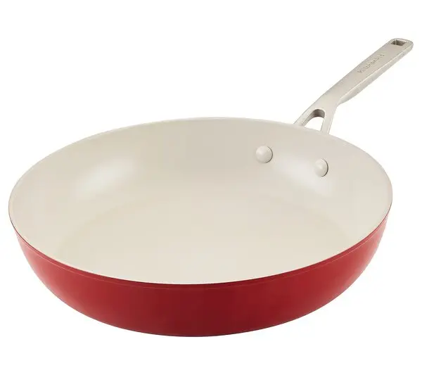 KITCHENAID Hard Anodized Ceramic Frying Pan, 12 .25in - One-color