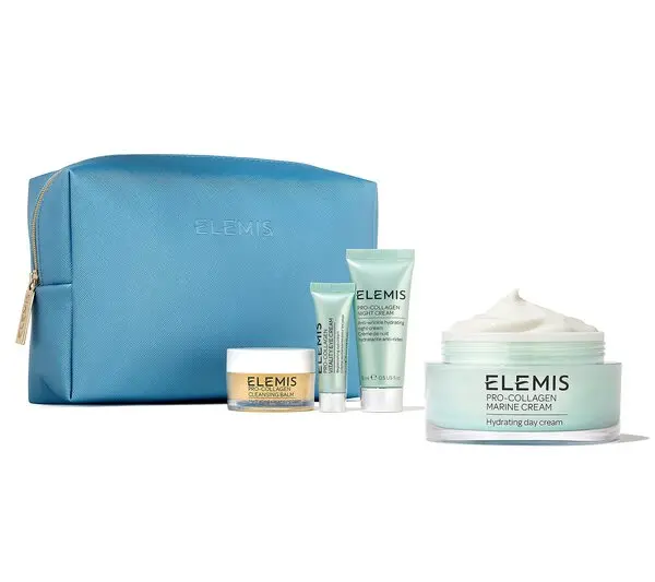 Elemis Super-size Pro-collagen Marine Cream & 3-pc Travel Set - One-color