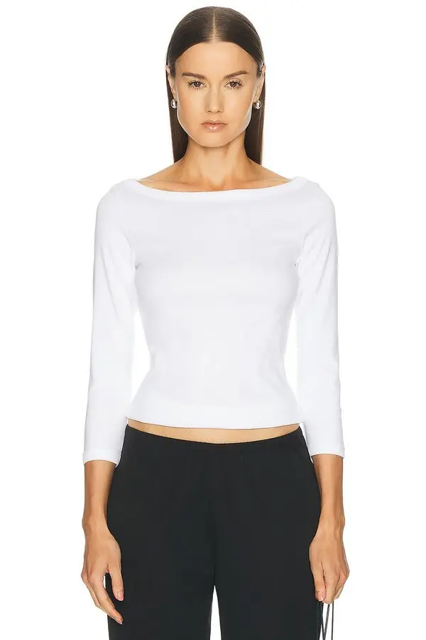 FLORE FLORE Steffi Tee - White