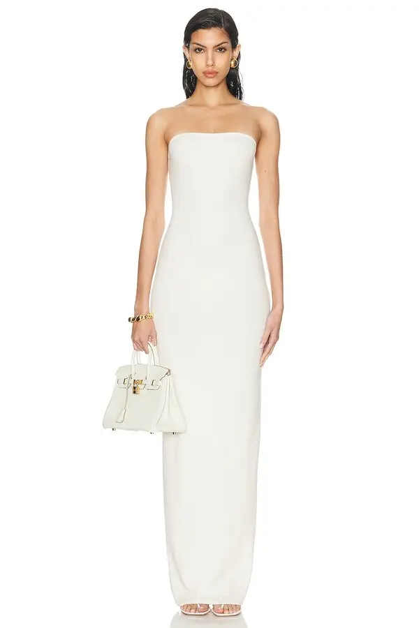 Eterne Tube Maxi Dress - Cream