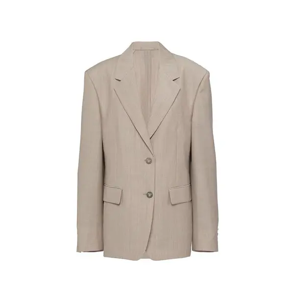 Prada Wool Blazer - Beige