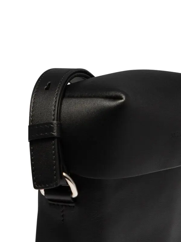 Jil Sander Small Lid Crossbody Bag In Black - 25% Off