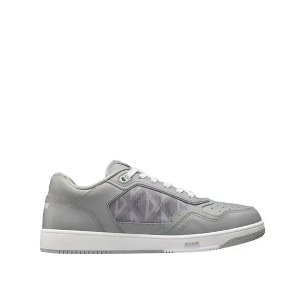 Dior B27 Leather Sneakers - Gray