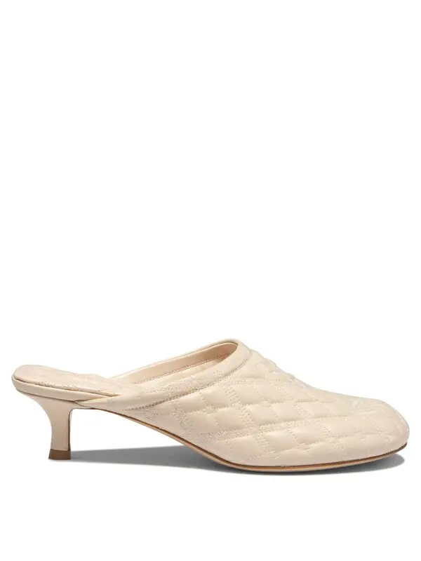 Burberry Sadler 45mm Quilted Leather Mules