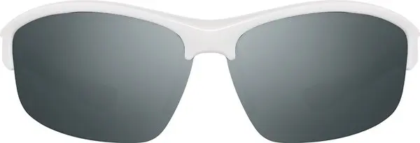Zenni Sunglasses With Half-rim Frame - White