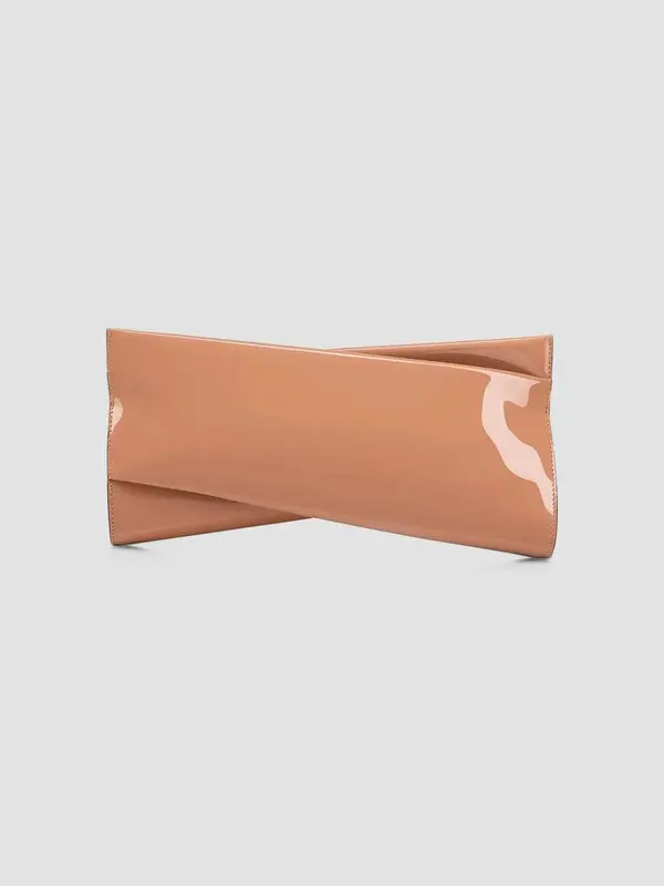 CHRISTIAN LOUBOUTIN Loubitwist Clutch - Beige