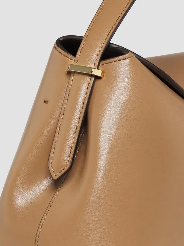 TOTEME T-lock Top Handle Bag - Camel