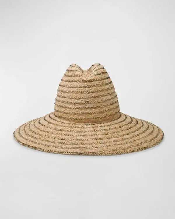 GIGI BURRIS MILLINERY Requiem Zz Straw Fedora - Black