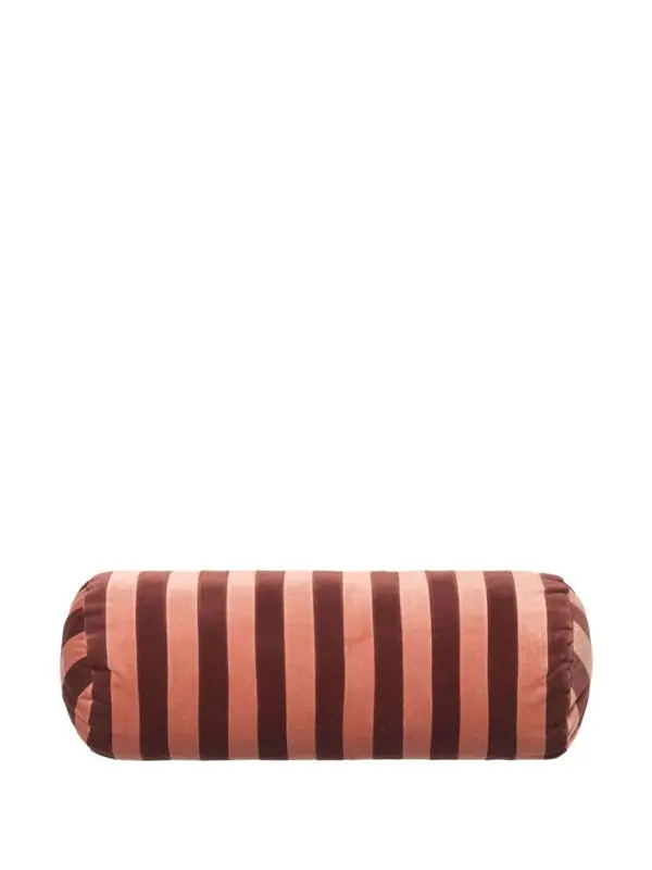 CHRISTINA LUNDSTEEN Bolster Stripe Velvet Cushion