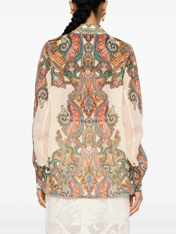 Zimmermann Ottie Paisley-print Shirt