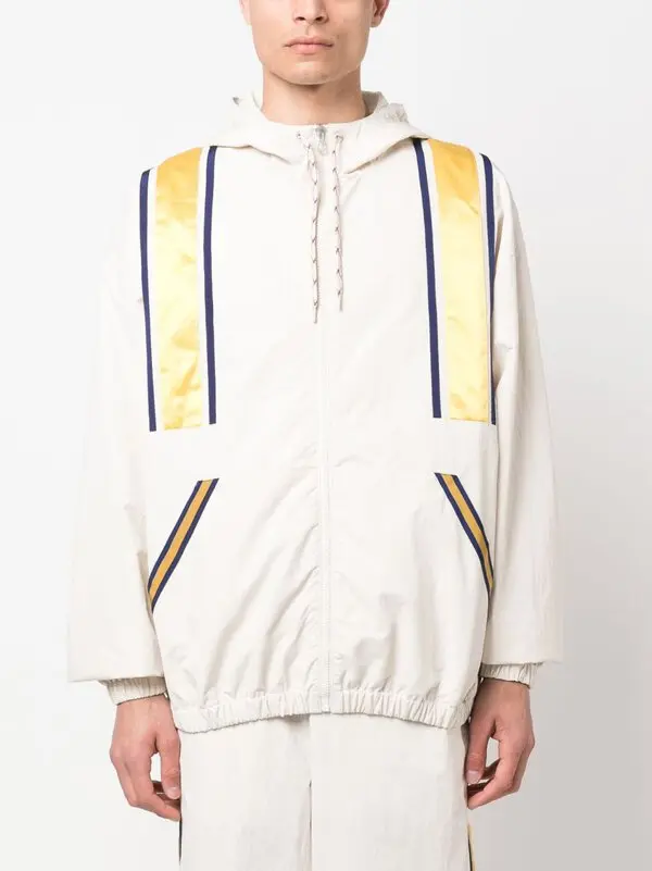 Gucci Logo-embroidered Hooded Jacket