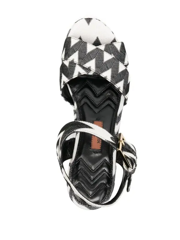 Missoni Wave 80mm Lurex Sandals