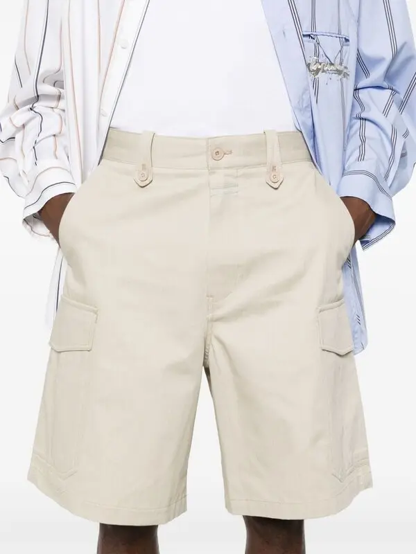 Closed Cotton Cargo Shorts