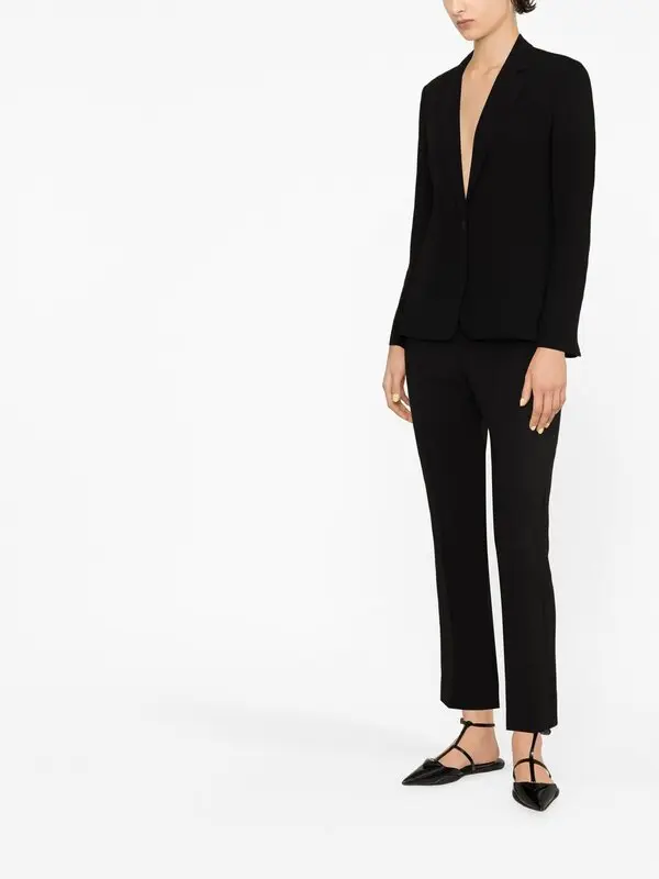 Max Mara Cropped Trousers - Black