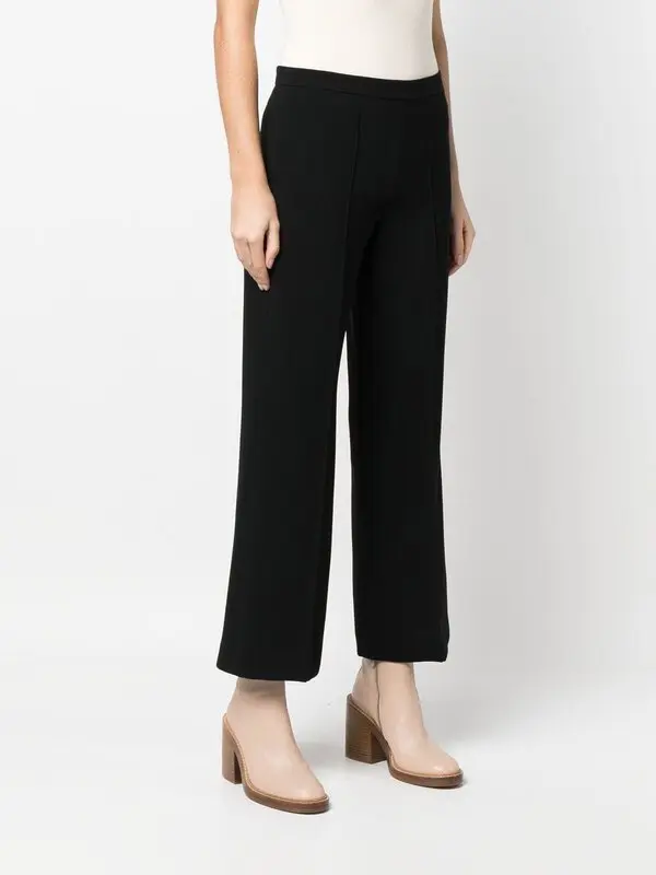 Max Mara Cropped Pintuck-detail Trousers
