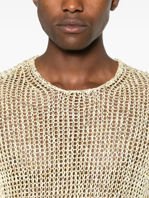 JIL SANDER Open-knit T-shirt