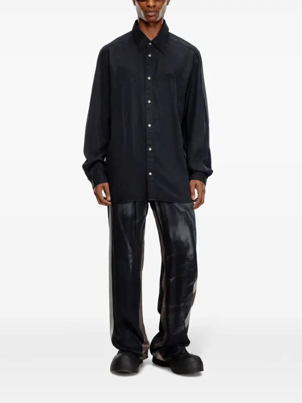DIESEL® Side-stripe Straight-leg Trousers