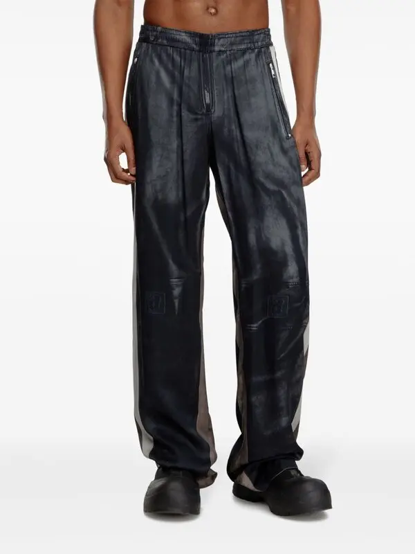 DIESEL® Side-stripe Straight-leg Trousers
