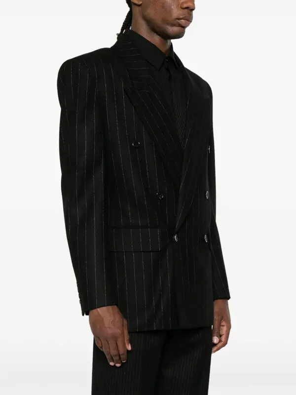 Saint Laurent Double-breasted Wool Blazer