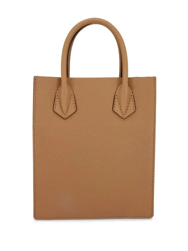Moreau Logo-print Leather Tote - Brown