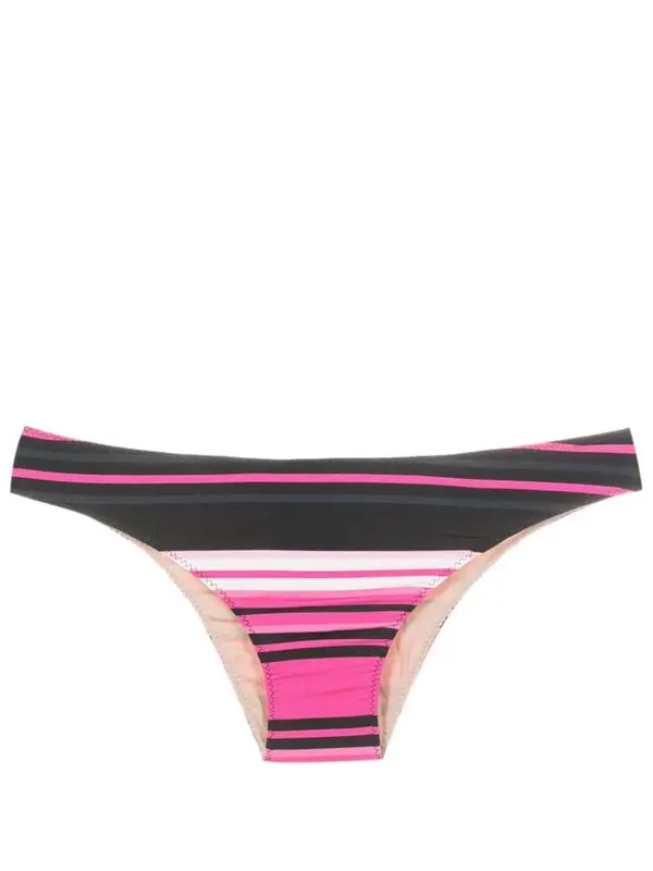 CLUBE BOSSA Niarchos Stripe-print Bikini Bottom - Multicolour