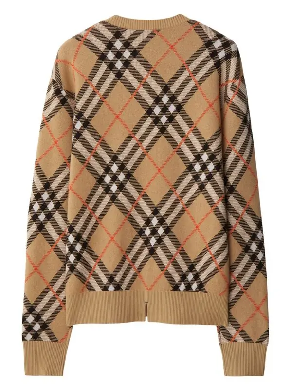 Burberry Intarsia-knit Jumper - Neutrals