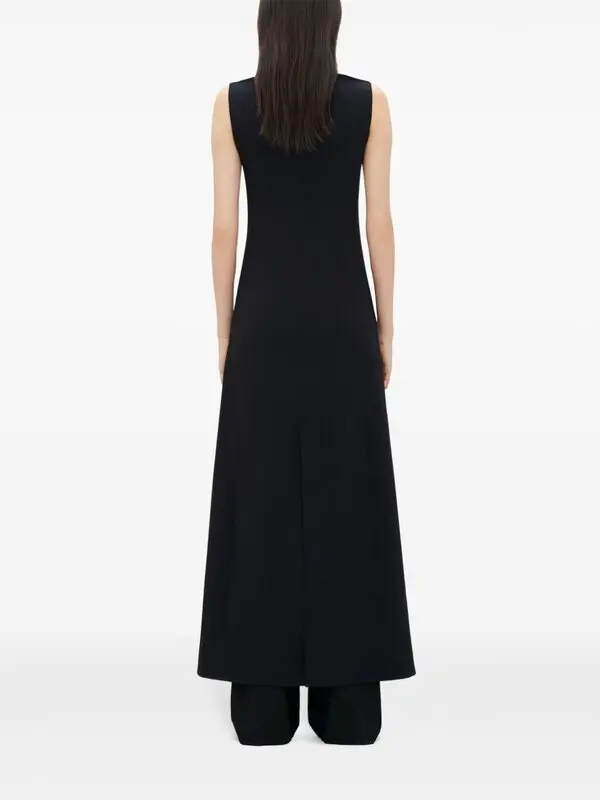 COURREGES Ellipse Crepe Maxi Dress