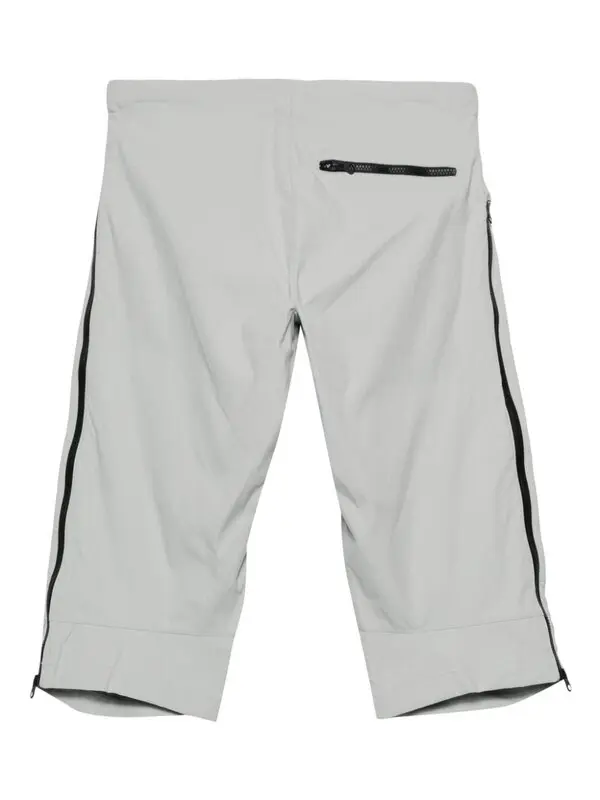GR10K Belted Canvas Long Shorts - Grey