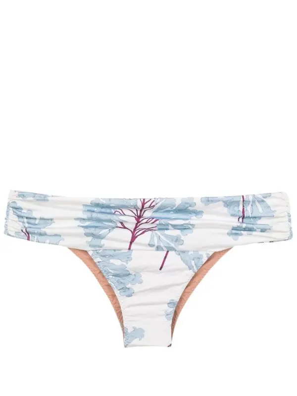 CLUBE BOSSA Percy Floral Bikini Bottom - Blue