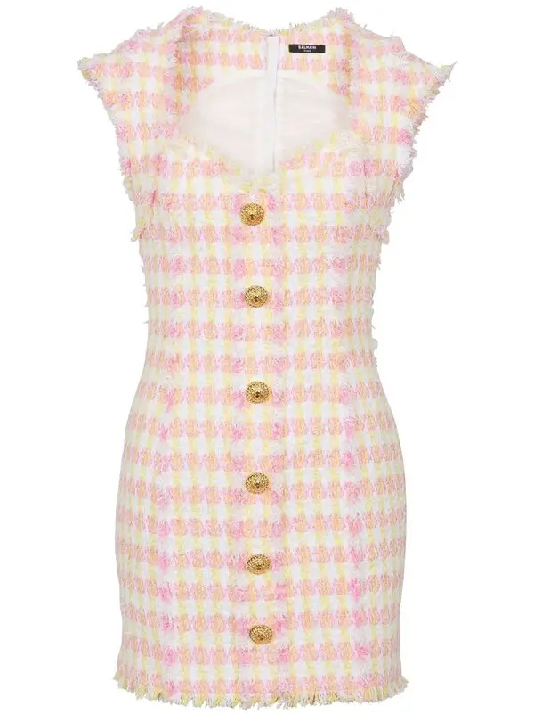 Balmain Miami Tweed Mini Dress