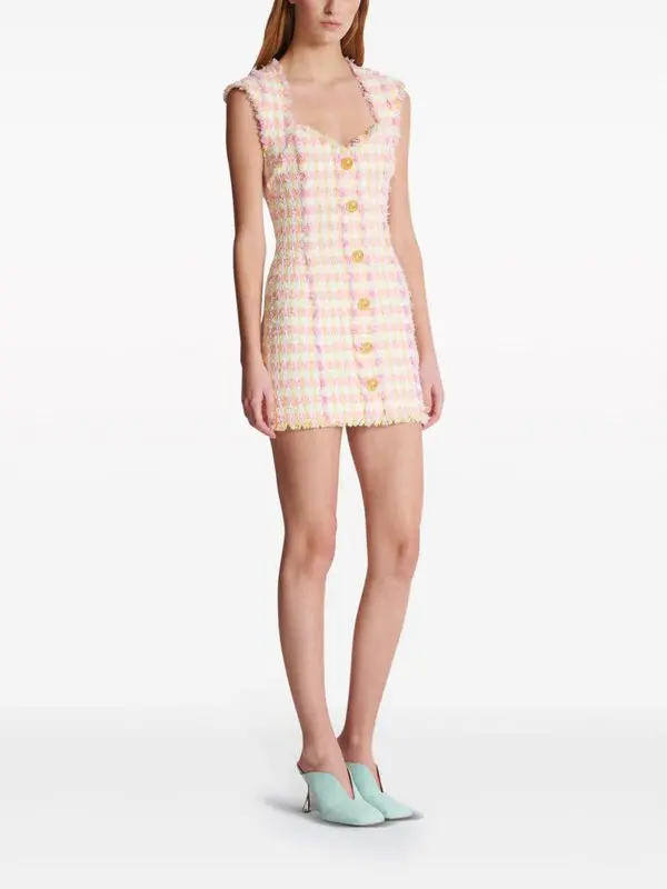 Balmain Miami Tweed Mini Dress