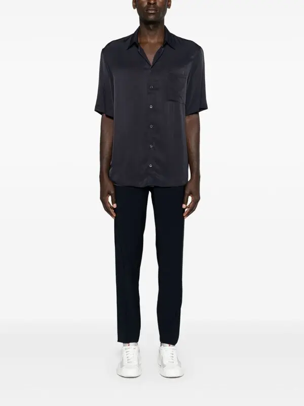 Patrizia Pepe Short-sleeve Textured Shirt