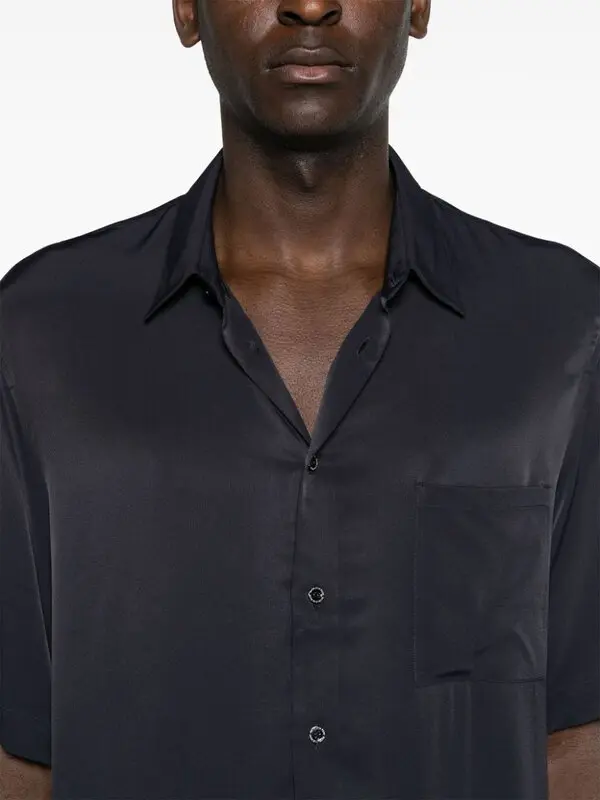 Patrizia Pepe Short-sleeve Textured Shirt