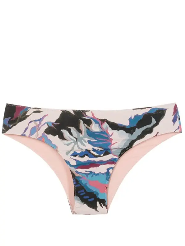 CLUBE BOSSA Chung Camouflage-print Bikini Bottom - Multicolour