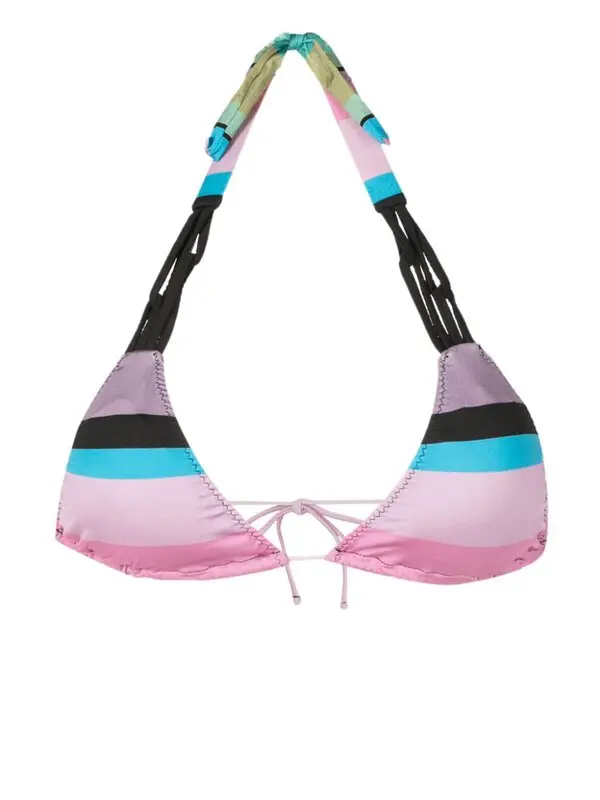 CLUBE BOSSA Pohl Striped Bikini Top - Multicolour