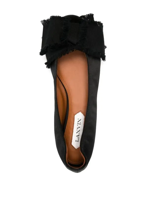 LANVIN Bow-embellished Ballerina Shoes